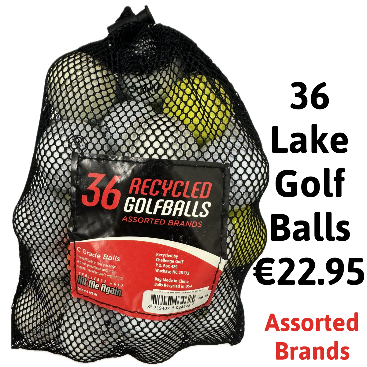 Lake Golf Balls Assorted x 36 – Gleeson Sport Scene
